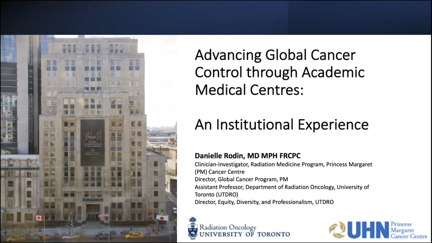 Global Oncology Rounds | Oncology | School of Medicine | Queen's University